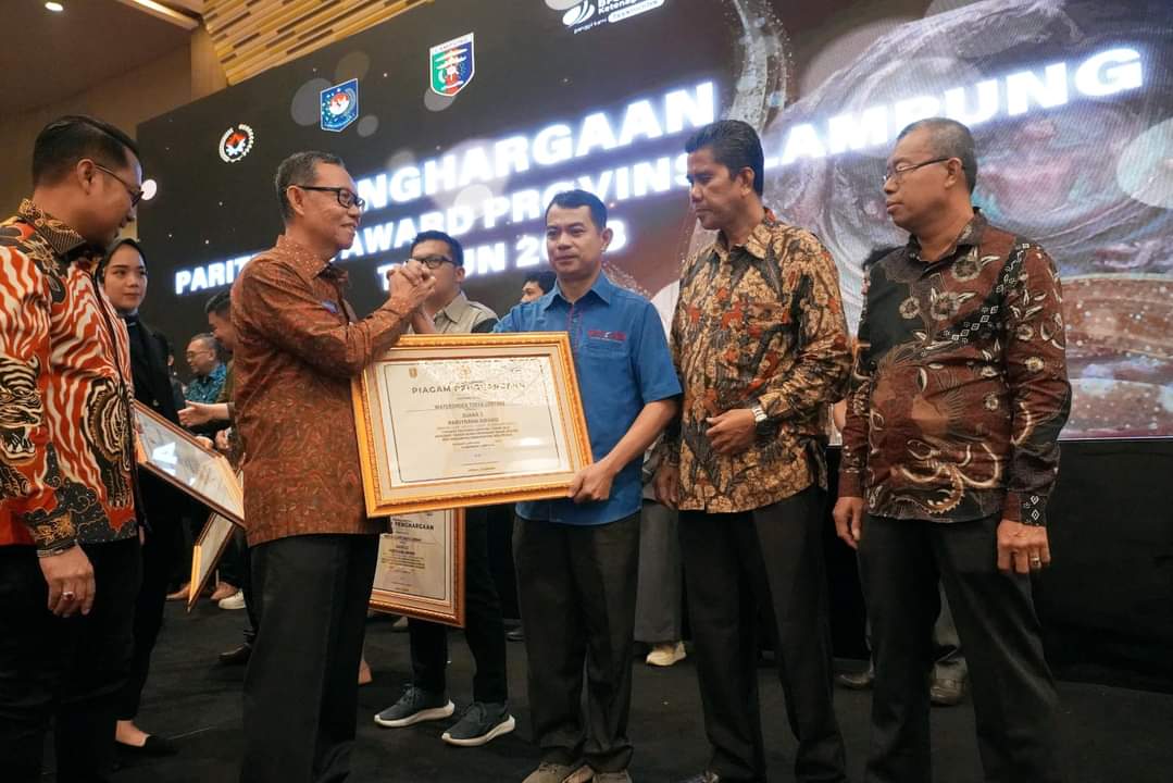 Sejumlah Kabupaten dan Kota di Provinsi Lampung Menerima Penghargaan Paritrana Award Tingkat ...